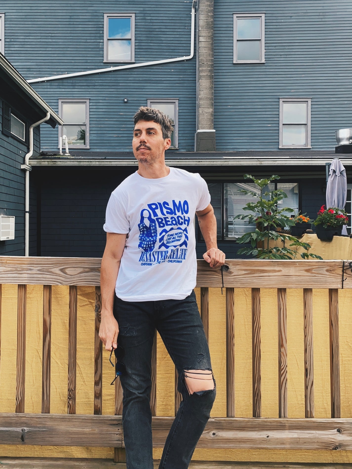 Clueless Pismo Beach Disaster Relief Tee - Totally Good Time