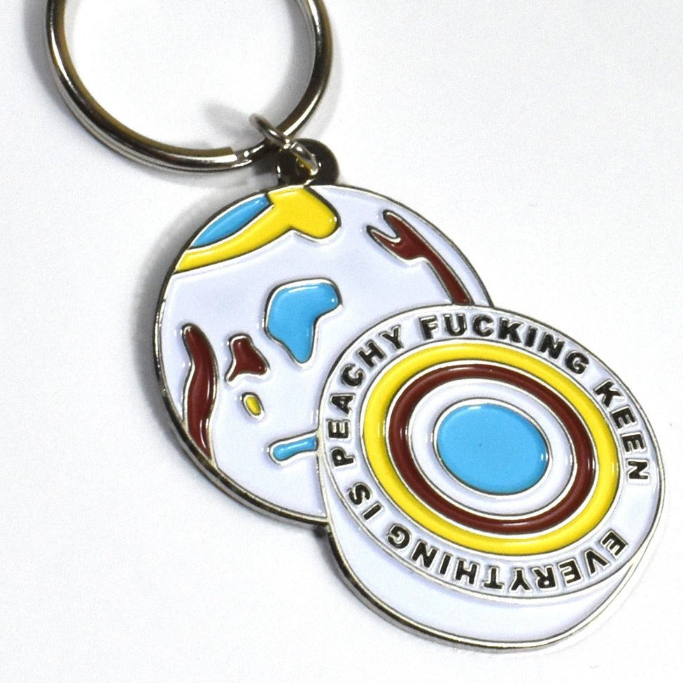 Everything is Peachy Fucking Keen Jawbreaker Key Chain- Totally Good Time