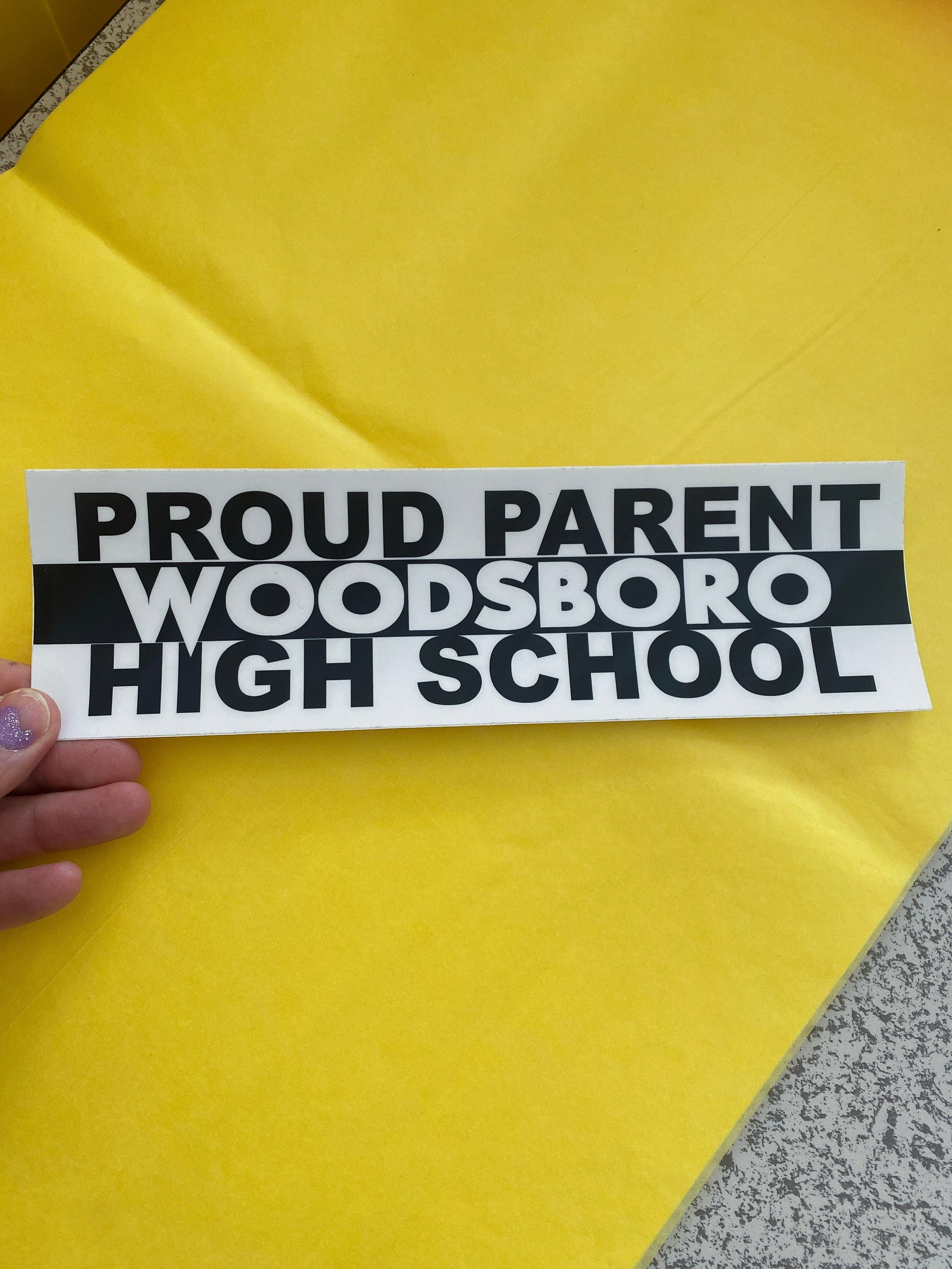 Scream Proud Parent Woodsboro High School Bumper Sticker – Totally Good ...